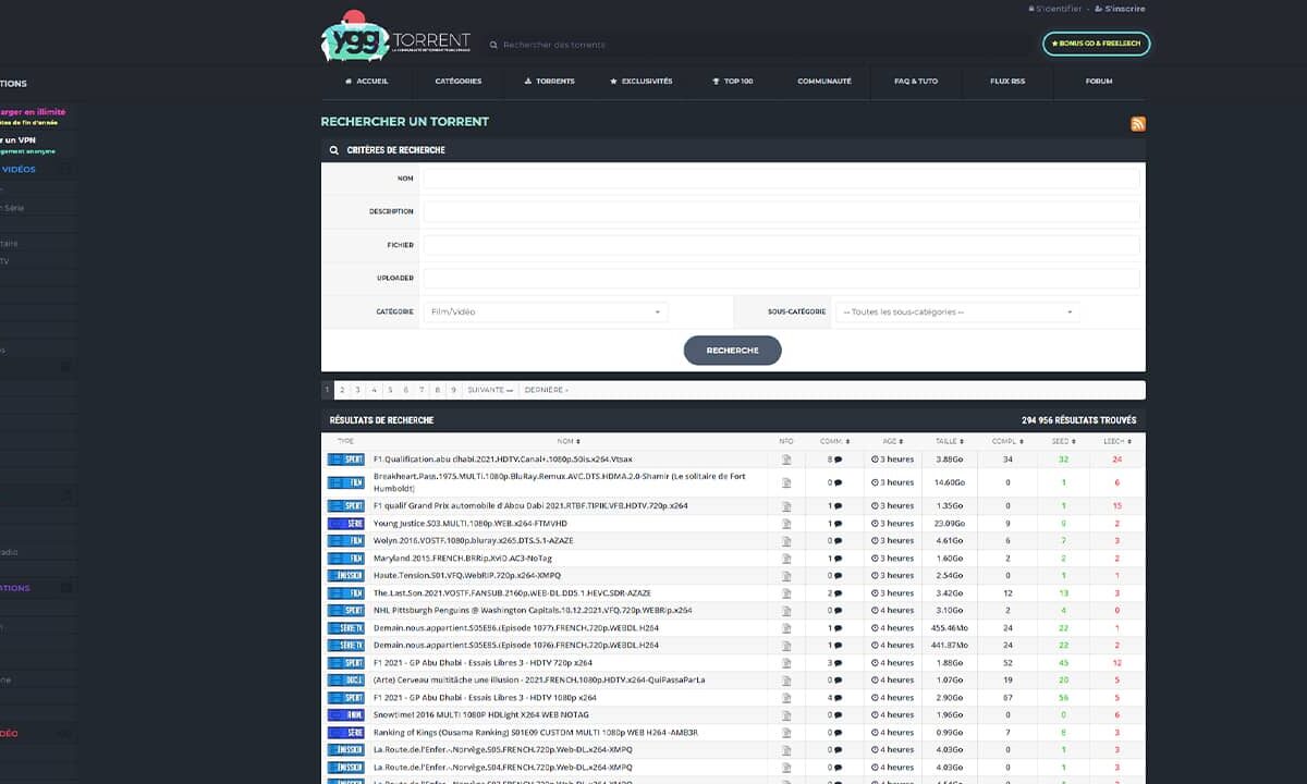 TOP 10 meilleurs sites de Torrents Français dans 2021 - Bordel de Nerd